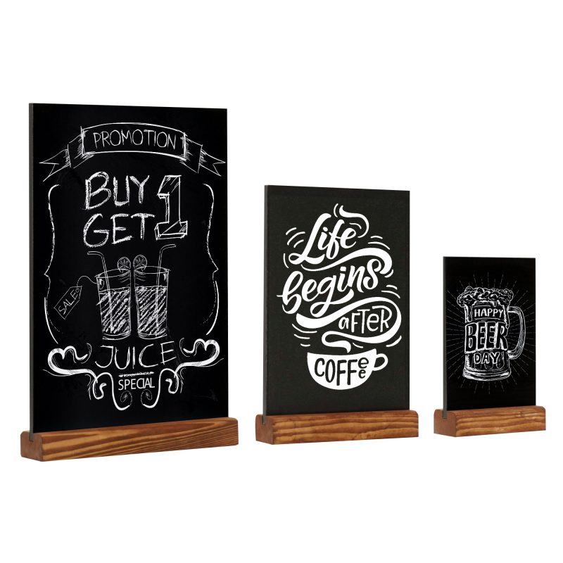 Table Top Chalk Board - Ores Display