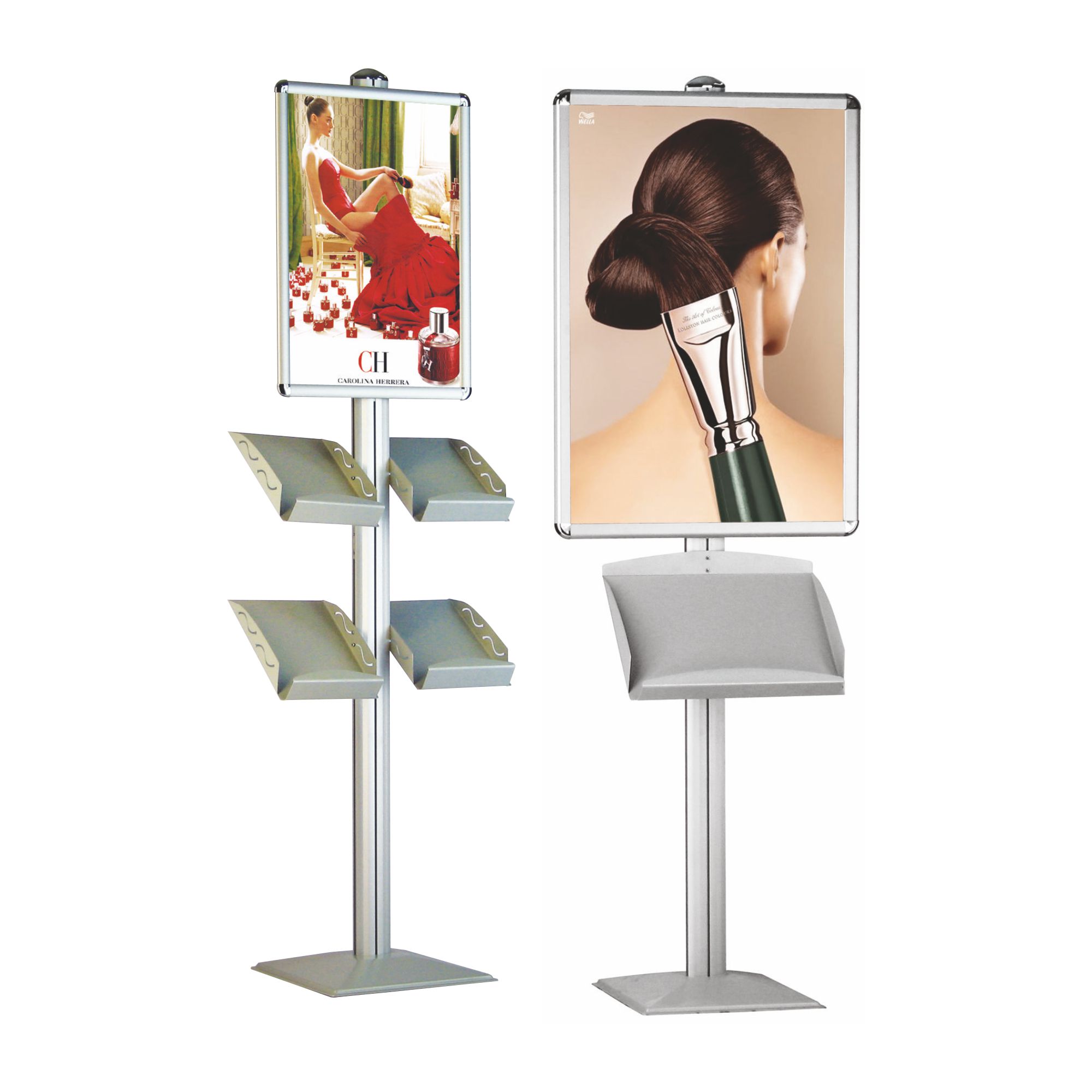 Stairs Brochure Stand "9 A4" - Ores Display Systems