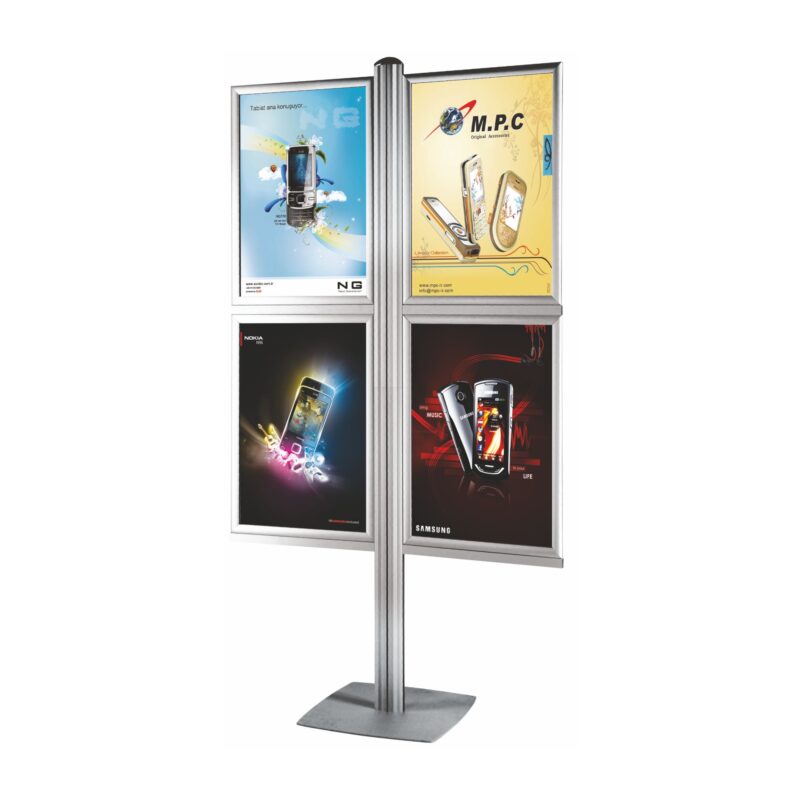 Multi Display with Slide in Frames - Ores Display Systems