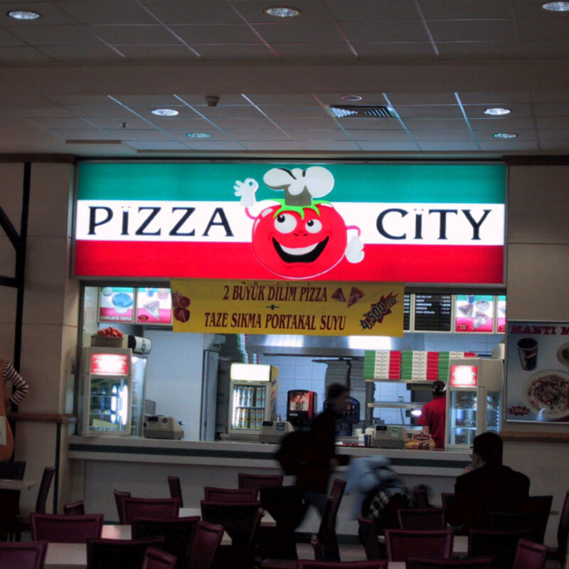 Illuminated Advertising Signage - Ores Display