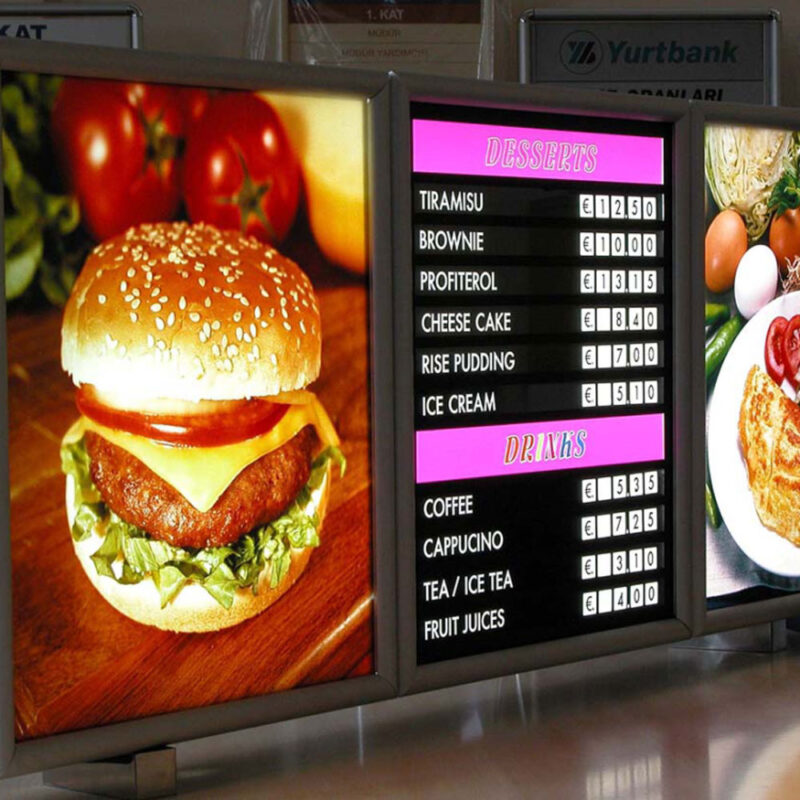 Illuminated Advertising Signage - Ores Display